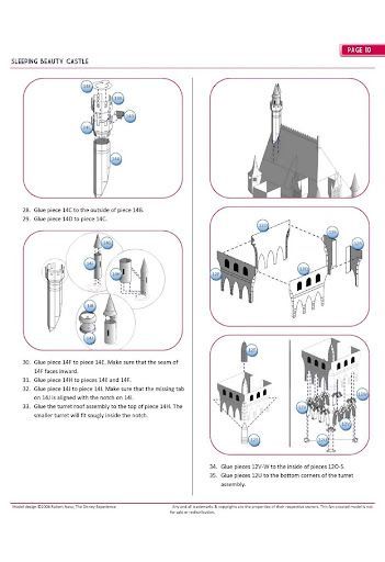 MAQUETA DE CASTILLO PARA RECORTAR Y MONTAR